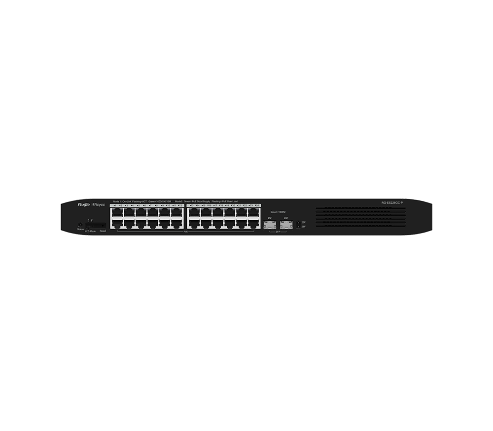 RG-ES209GC-P RG-ES200 Series Cloud Managed POE Switches for IP ...