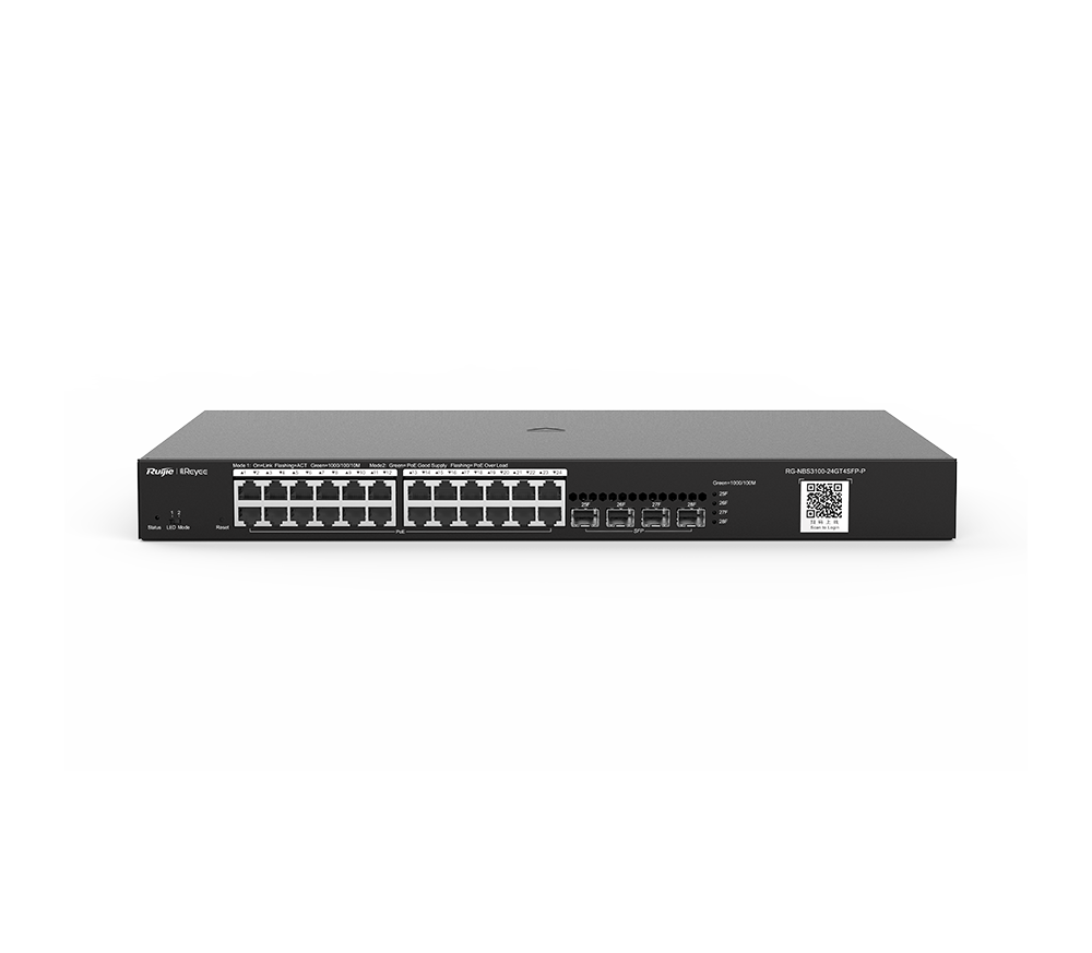 RG-NBS3100-8GT2SFP-P RG-NBS3100 Series L2 Gigabit Cloud Managed Switches